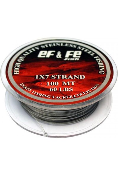 Effe Çelik Tel Misina Makara 100 Metre 0.30 Lbs