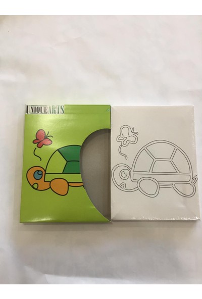 Doğkar Kaplumbağa Tuval Boyama Seti