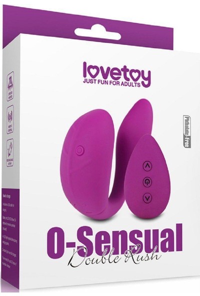 Astarte Lovetoy O-Sensual Double Rush Çiftlere Özel Uzaktan Kumanda Vibratör LV431212 GG1-V842 Astarte Lovetoy O-Sensual Double Rush Çiftlere Özel Uzaktan Kumanda Vibratör LV431212 GG1-V842