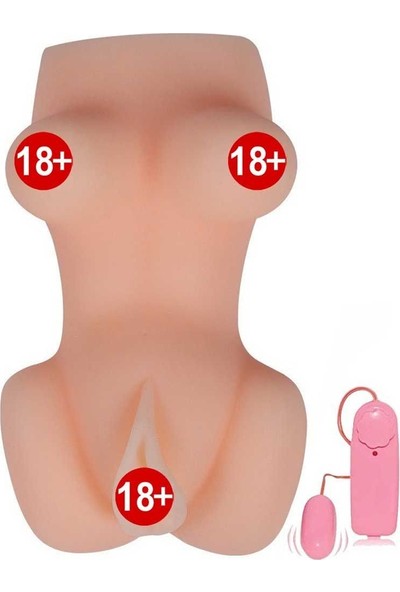 Astarte Big Breast Silikon Titreşimli Vajina Mastürbatör+Hediyeler