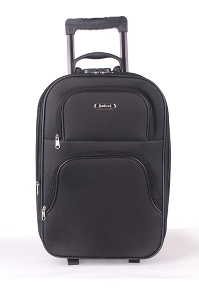 Biggi 00223 Siyah Orta Boy Kumaş Valiz