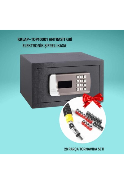 Kale Kklap TOP10001 Elektronik Şifreli Çelik Kasa 28 Parça Tornavida Seti Kale Kklap TOP10001 Elektronik Şifreli Çelik Kasa 28 Parça Tornavida Seti