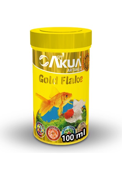 Art Aqua Artakua Gold Flake Food Balık Yemi 100 ml Art Aqua Artakua Gold Flake Food Balık Yemi 100 ml