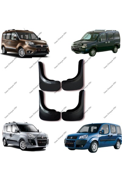Yeni Dünya Fiat Doblo Model Araçlara Uyumlu 4lü Paçalık, Çamurluk, Tozluk U0DBLX001 Yeni Dünya Fiat Doblo Model Araçlara Uyumlu 4lü Paçalık, Çamurluk, Tozluk U0DBLX001