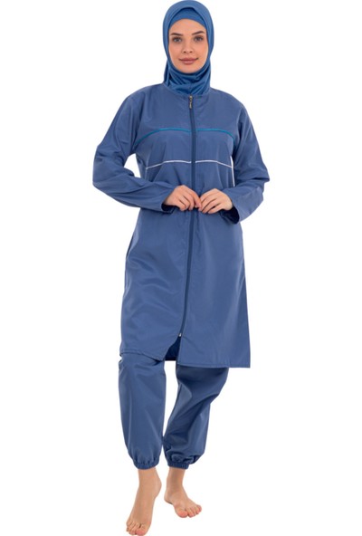 Kadın Haşama Paraşüt Bol Paça Tam Kapalı Tesettür Mayo HAŞEMA1520-6 Kadın Haşama Paraşüt Bol Paça Tam Kapalı Tesettür Mayo HAŞEMA1520-6