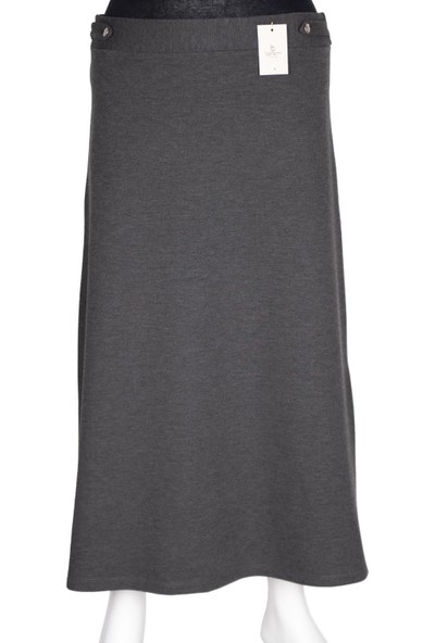 Barem Kadın Hayal Çelikli Astarsız Koyu Gri Çan Etek Barem Kadın Hayal Çelikli Astarsız Koyu Gri Çan Etek