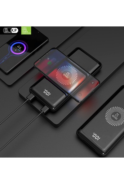 Cepaxesuar King Power Wp 15 Wireless Powerbank 10.000 Amper