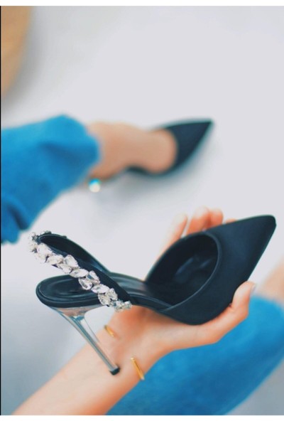 Sorelle Martina Saten Kadın Topuklu Ayakkabı