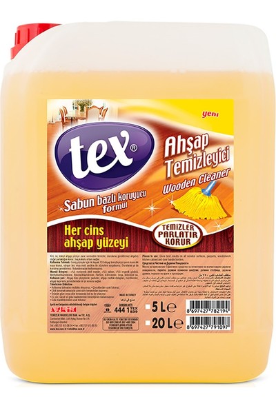 Tex Ahşap Temizleyici 5 Lt