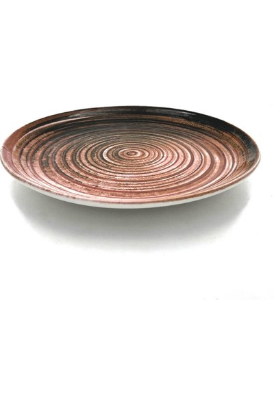 GREAT Kirmizi 6 'lı Porselen Servis Tabak Seti 27 cm GREAT Kirmizi 6 'lı Porselen Servis Tabak Seti 27 cm