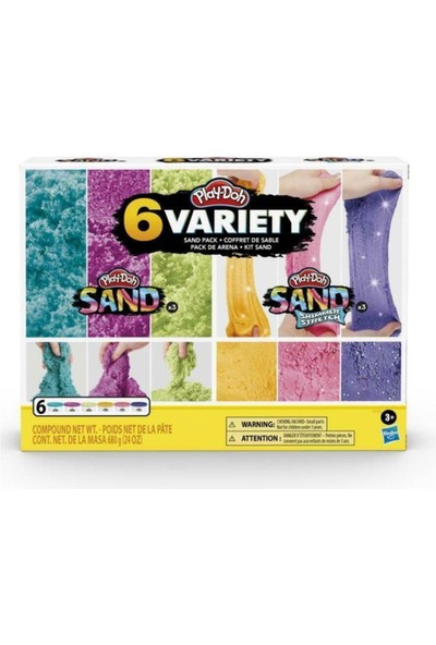 Play-Doh Kum Hamur 6'lı Set F0103