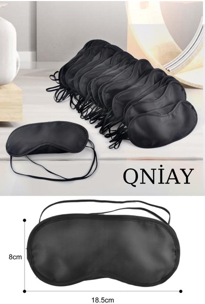 Qniay Uyku Göz Bandı Maskesi Işık Önleyici Gözlük Maske Bant (1ADET) Qniay Uyku Göz Bandı Maskesi Işık Önleyici Gözlük Maske Bant (1ADET)