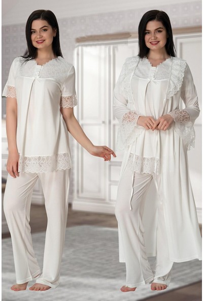 Effort 5044 Lohusa Pijama Sabahlık Takım