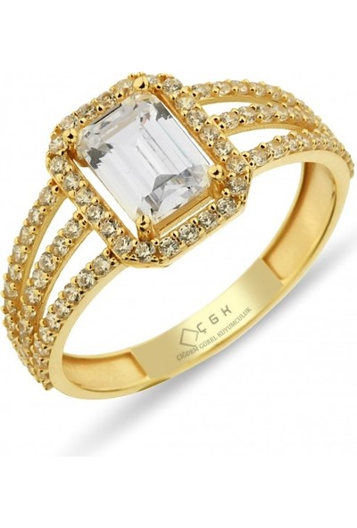 ÇGK KUYUMCULUK 14 Ayar Baget Altın Yüzük