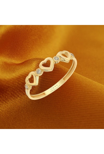 ÇGK KUYUMCULUK Çıtır Altın Yüzük ZY0287