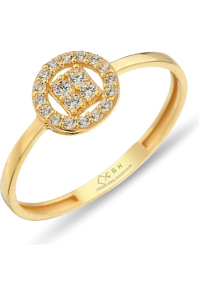 ÇGK KUYUMCULUK Çıtır Altın Yüzük ZY0288