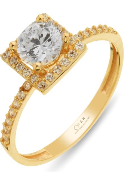 ÇGK KUYUMCULUK Tektaş Altın Yüzük ZYTT001