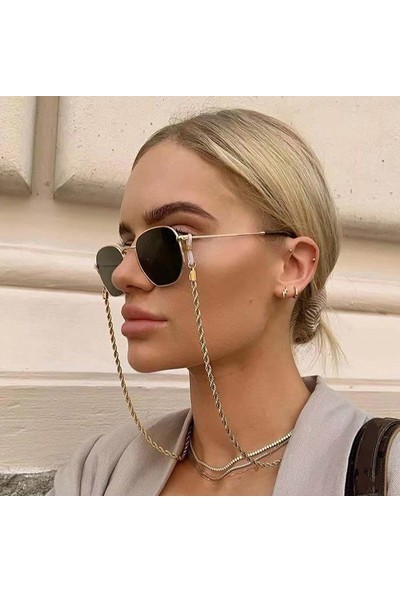 X-lady Accessories Moda Altın Kaplama Burgu Gözlük Zinciri Kadınlar ve Erkekler Için Metal Güneş Gözlüğü Zinciri X-lady Accessories Moda Altın Kaplama Burgu Gözlük Zinciri Kadınlar ve Erkekler Için Metal Güneş Gözlüğü Zinciri