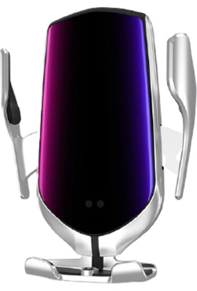 Farfi Araba 10 W Otomatik Sıkma Kızılötesi Indüksiyon Qi Kablosuz Şarj Telefon Tutucu (Yurt Dışından)