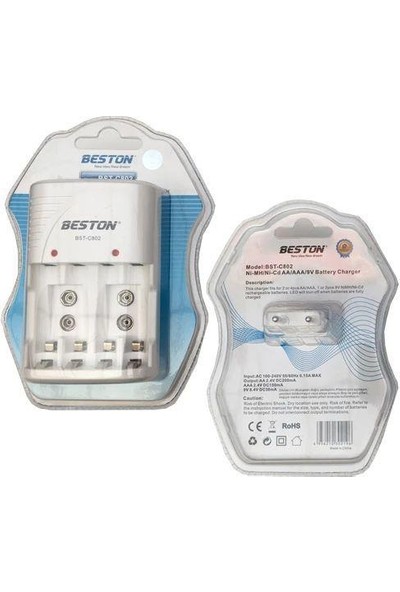 Çok Amaçlı Pil Şarj Cihazı Beston Pil Şarj Cihazı BST-C802