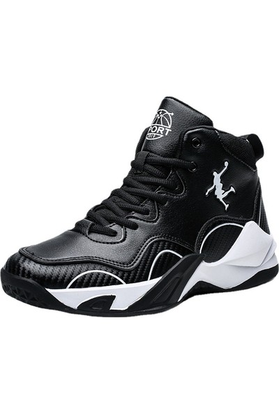 Lrsmile Siyah - Beyaz Basketbol Ayakkabı (Yurt Dışından)