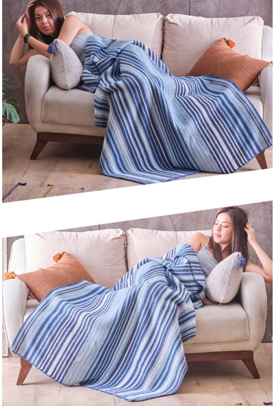 Buanart Winter İkili Set Tv Battaniyesi 100 x 150 cm Camila