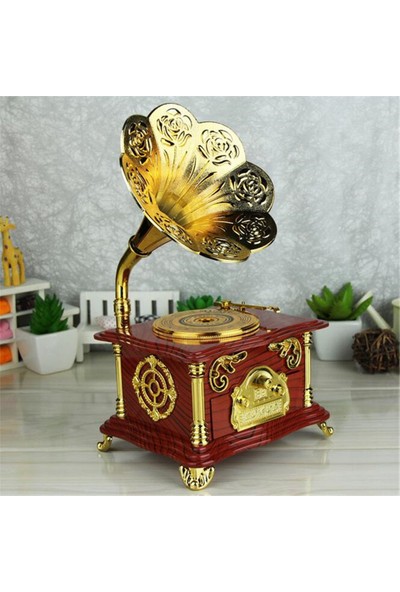OEM Nostaljik Gramofon Müzik Kutusu