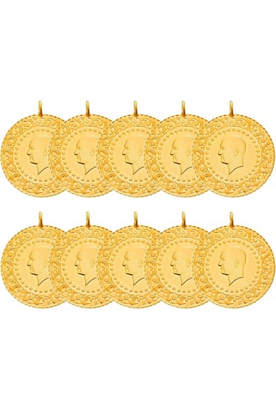 T51 Tuğrul Altın 10 Yeni Tarihli Yarım Altın T51 Tuğrul Altın 10 Yeni Tarihli Yarım Altın