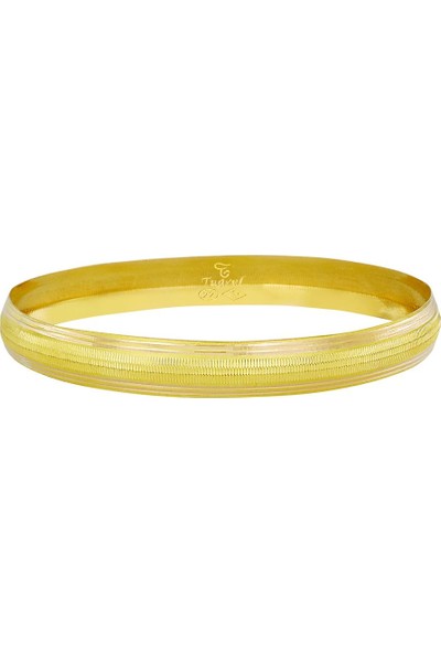 T51 Tuğrul Altın 8 Gr(Gram) 10 mm 22 Ayar Işçiliksiz Bilezik TBC008-1
