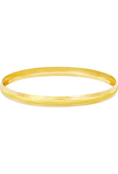 T51 Tuğrul Altın 5 Gr(Gram) 5 mm 22 Ayar Işçiliksiz Bilezik TBC0005-5