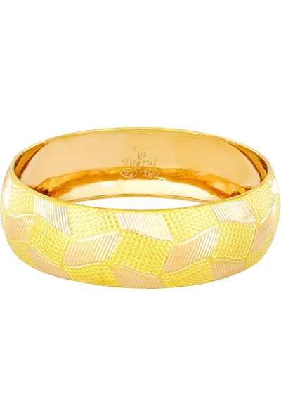 T51 Tuğrul Altın 20 Gr(Gram) 20 mm 22 Ayar Işçiliksiz Bilezik TBC0020-120