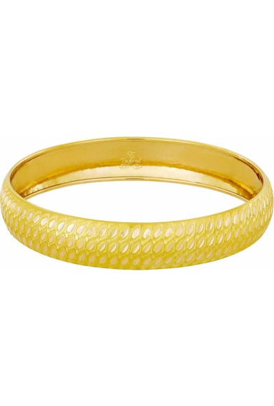 T51 Tuğrul Altın 10 Gr(Gram) 10 mm 22 Ayar Işçiliksiz Şarnelli Bilezik TBC1010