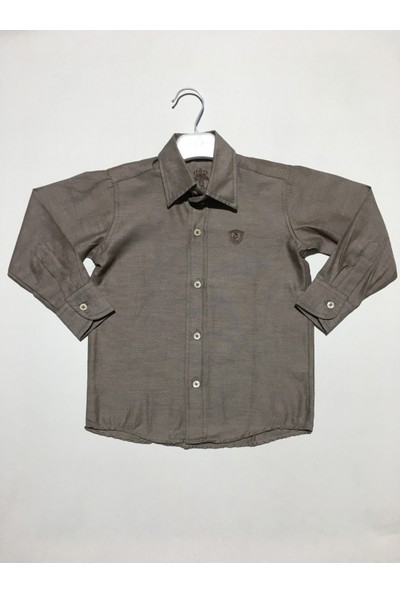 İncity Fındık Erkek Çocuk Kahve Gömlek