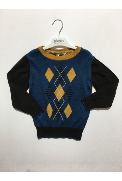 Baklava Model Erkek Çocuk Kazak