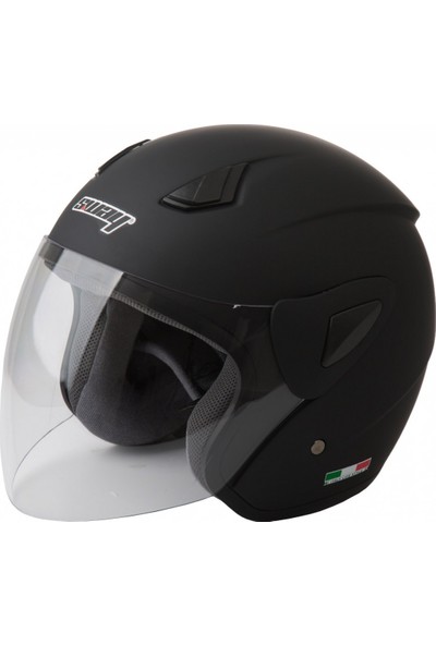 Sway Yazlık Yarım Kask SW700 Mat Siyah [x-Large Beden]