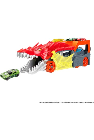 Hot Wheels Şehri Fırlatıcı ve Taşıyıcı Ejderha, Ağzından Oyuncak Arabaları Püskürtür, Diğer Setlere Bağlanır, 5 Oyuncak Araç Taşıyabilir, 1 Adet Hot Wheels Araç Dahil, 3 Yaş ve Üzeri GTK42 Hot Wheels Şehri Fırlatıcı ve Taşıyıcı Ejderha, Ağzından Oyuncak Arabaları Püskürtür, Diğer Setlere Bağlanır, 5 Oyuncak Araç Taşıyabilir, 1 Adet Hot Wheels Araç Dahil, 3 Yaş ve Üzeri GTK42