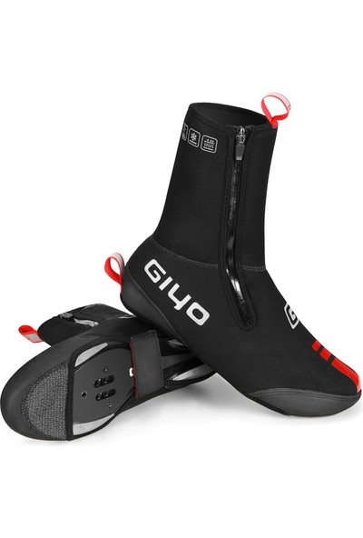 Giyo Kış Suya Dayanıklı Bisiklet Sürme Ayakkabı Kapakları Bisiklet Kilidi Ayakkabı Kılıfı (Yurt Dışından)