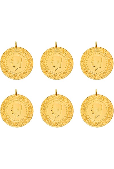 T51 Tuğrul Altın 6 Adet Yeni Tarih Çeyrek Altın