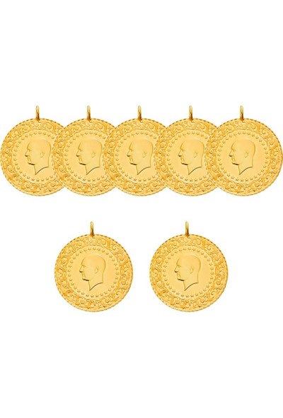 T51 Tuğrul Altın 7 Adet Yeni Tarih Çeyrek Altın