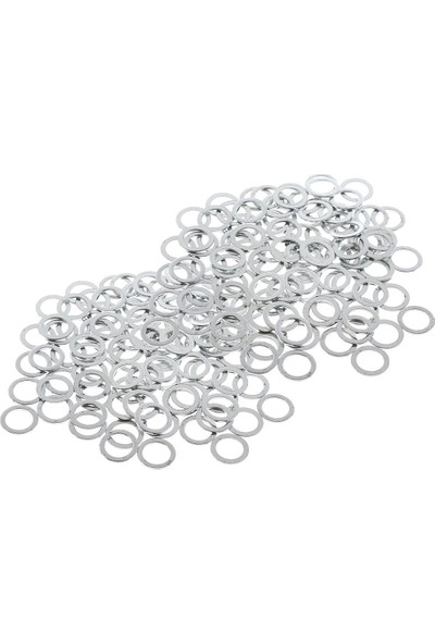 200 Adet Hız Yıkayıcılar Standart Donanım Kaykay Rulman Spacers Gümüş