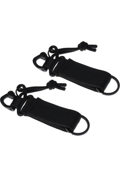 Homyl 2 Adet Taktik Kemer Toka Karabina Anahtarlık Dokuma Klip