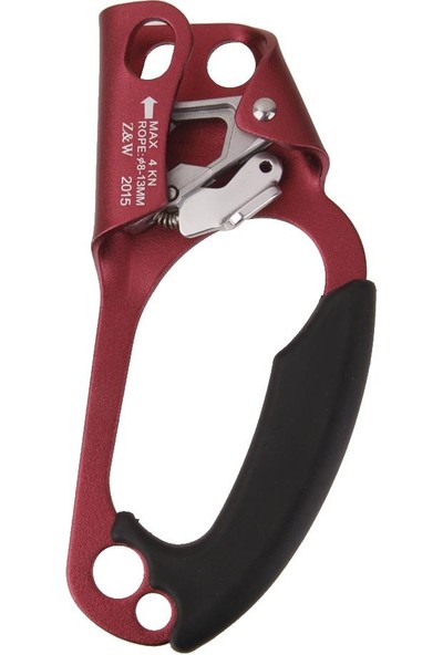 Kaya Tırmanışı Sağ El Halat Ascender Yükseltici Kelepçe 8-13MM Halat Dişli Kırmızı Kaya Tırmanışı Sağ El Halat Ascender Yükseltici Kelepçe 8-13MM Halat Dişli Kırmızı