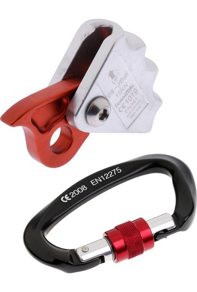 Kaya Tırmanışı Oyma 9-12MM Halat Kepçe Protecta + Carabiner - Ce Sertifikalı Kaya Tırmanışı Oyma 9-12MM Halat Kepçe Protecta + Carabiner - Ce Sertifikalı