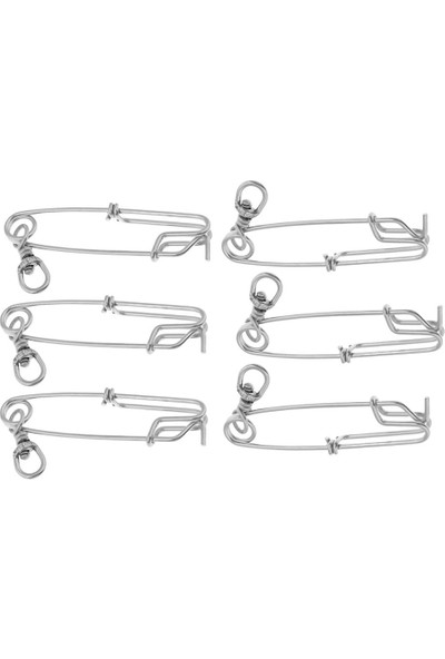 6 Adet Longline Dal Askı Snaps Speargun Şamandıra Hattı Tonca Klip Konnektörleri