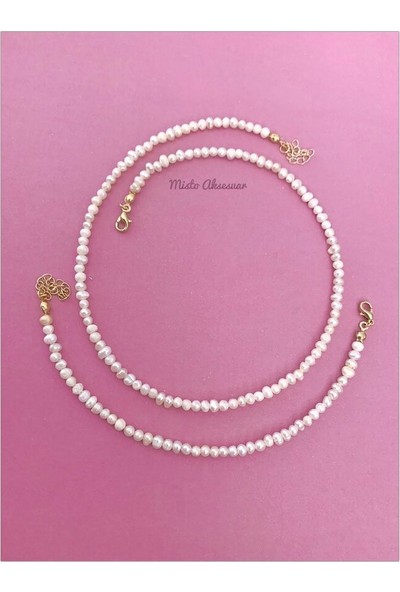Misto Gerçek Inci Kolye