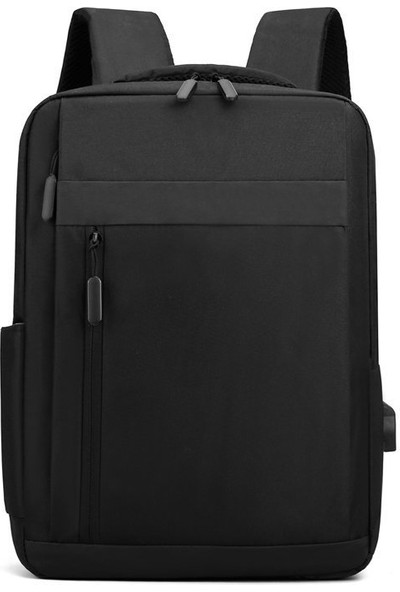 Lanbo Erkek Sırt Çantası Çok Fonksiyonlu Su Geçirmez Dizüstü Bilgisayar Çanta Iş USB Şarj Bagpack Naylon Rahat Sırt Çantası (Yurt Dışından)