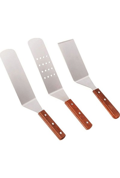 3 Adet Barbekü Spatulası