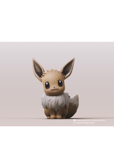 Aldım Geldi Eevee (Pokemon) Plastik Aparat