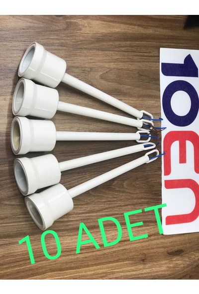 10EN Plastik Duylu Tij Takımı Asma Duy 10 Adet 10EN Plastik Duylu Tij Takımı Asma Duy 10 Adet