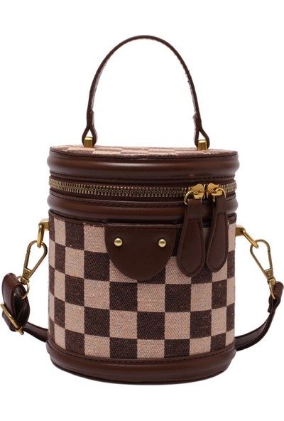 Delicate Girl Kış Dama Tahtası Taşınabilir Omuz Çantası (Yurt Dışından)